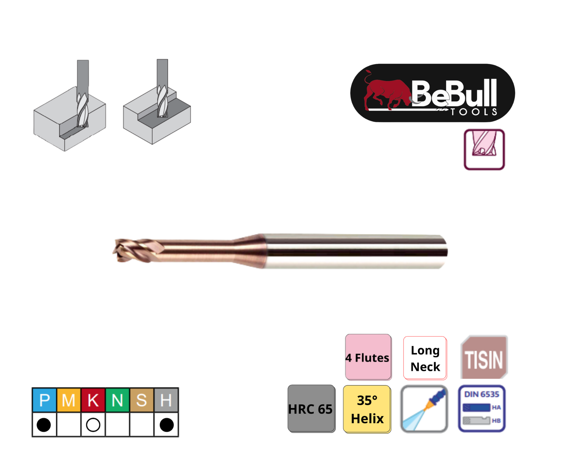 BeBull Kor THE4SE4000 - ΚΟΝΔΥΛΙΑ ΚΑΡΒΙΔΙΟΥ 4/ΠΤΕΡΑ ΙΣΙΑ NECK ΓΙΑ ΥΛΙΚΑ ...